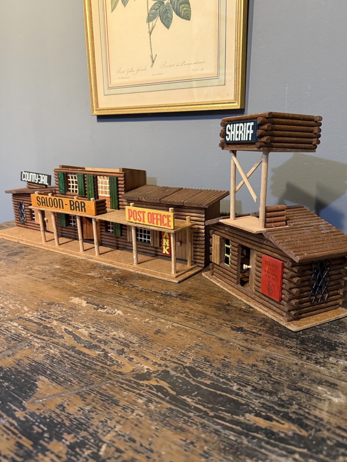 Set vintage „Western Town Main Street” — Sertar Magic